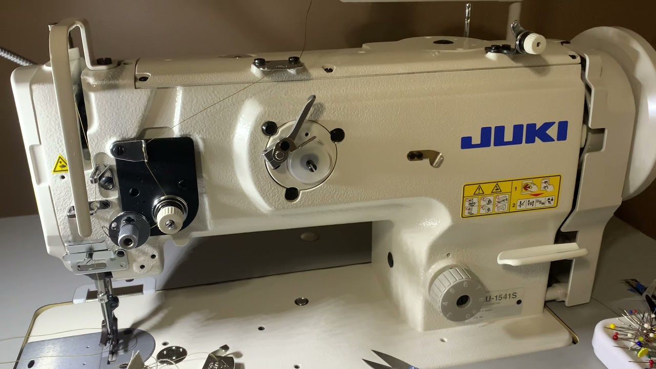 Prepping for a sewing project on my Juki 1541S - YouTube