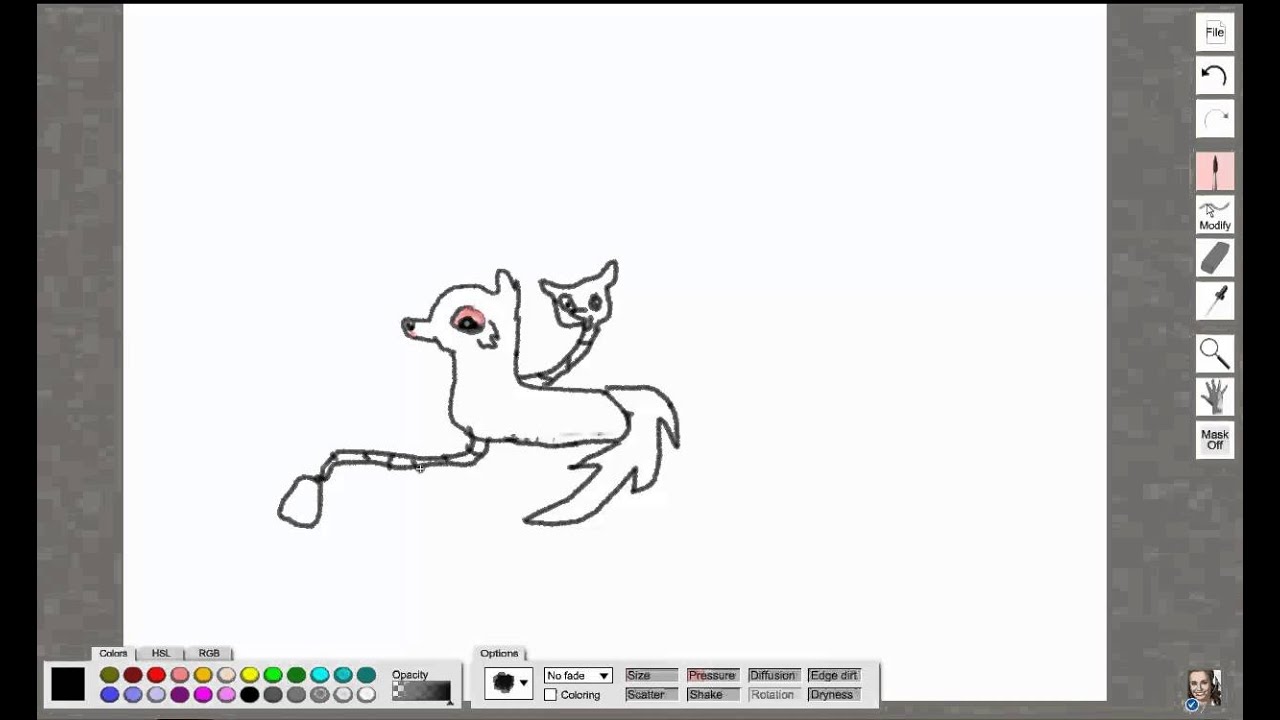 fnaf mlp mangle paint - YouTube