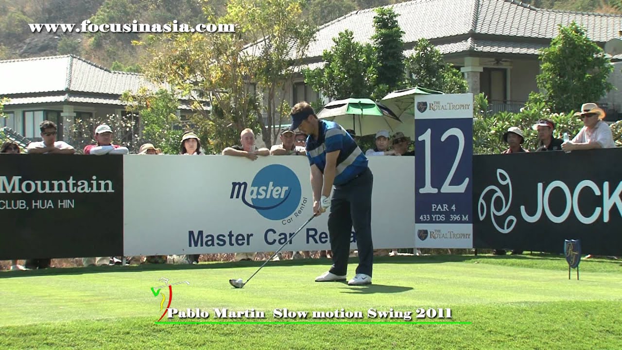 Pablo Martin EPGA TOUR GOLF SWING. 포커스인아시아 - YouTube