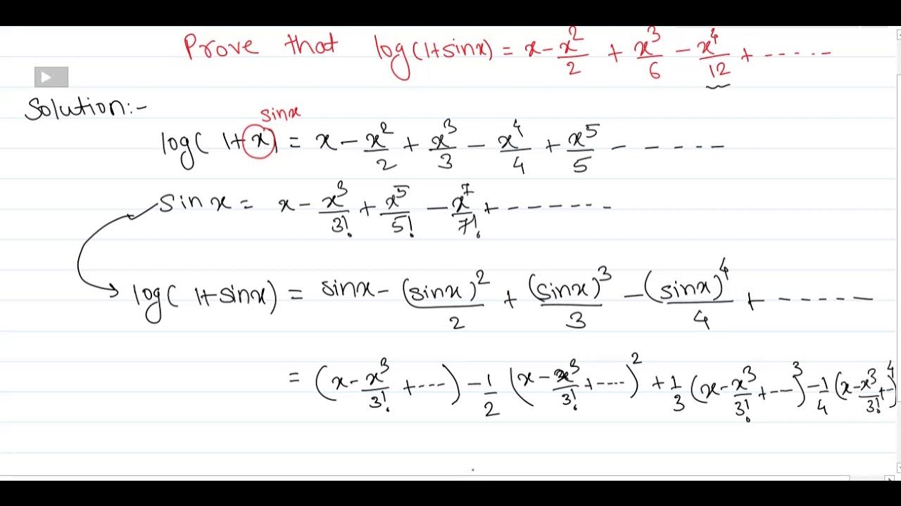 Expansion Of Log 1 sinx Maclaurin s Series Hindi YouTube expansion-of-log-1-sinx-maclaurin-s-series-hindi-youtube