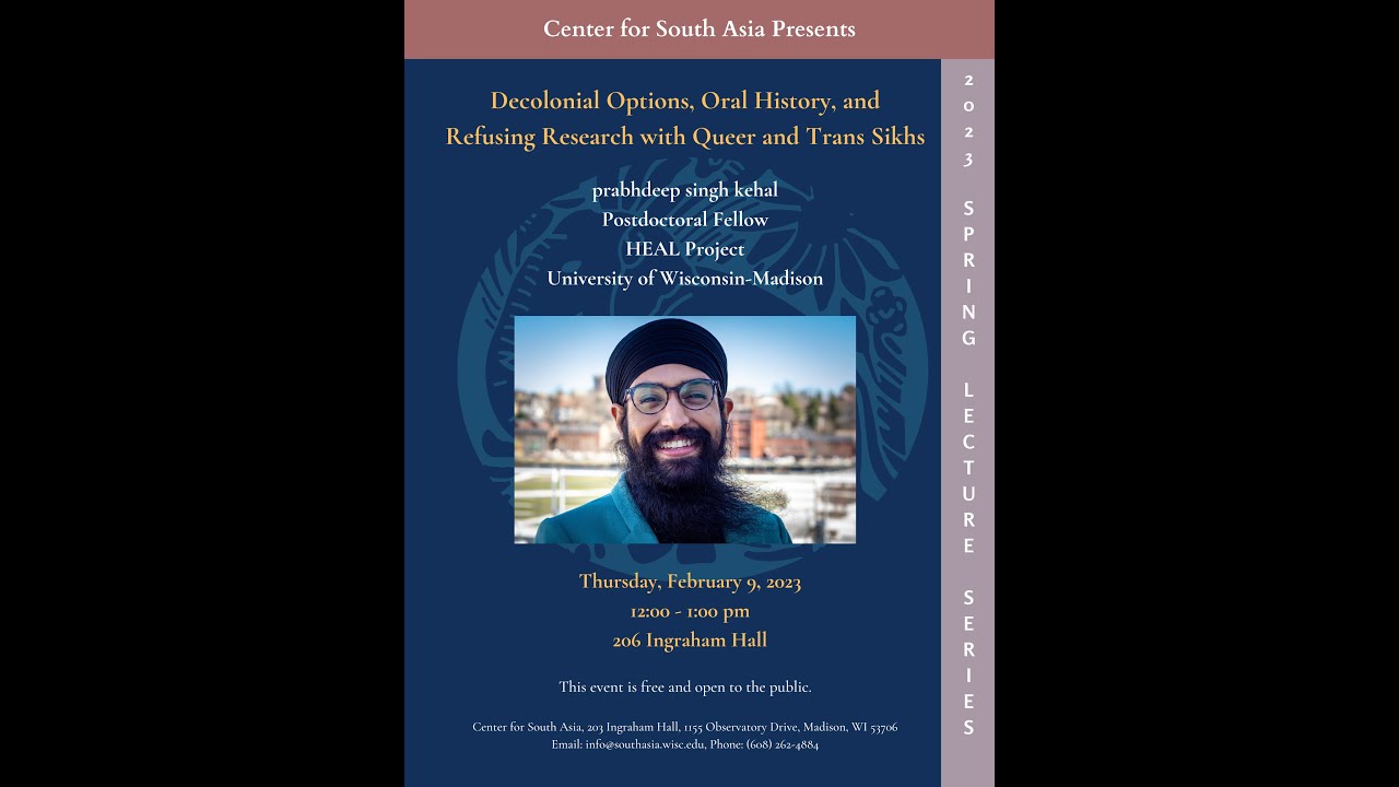 prabhdeep singh kehal: Decolonial Options (February 9, 2023) - YouTube