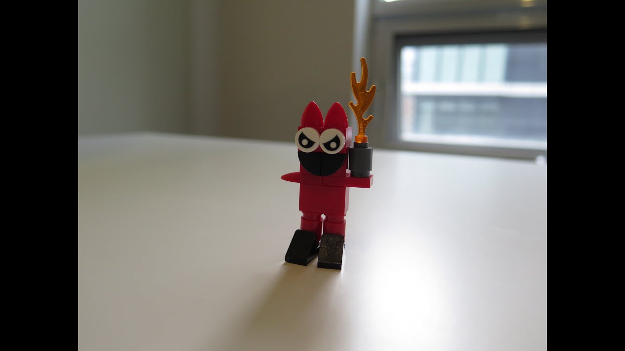 How to build a Little Red Devil with LEGO Classic 11011 Bricks and ...