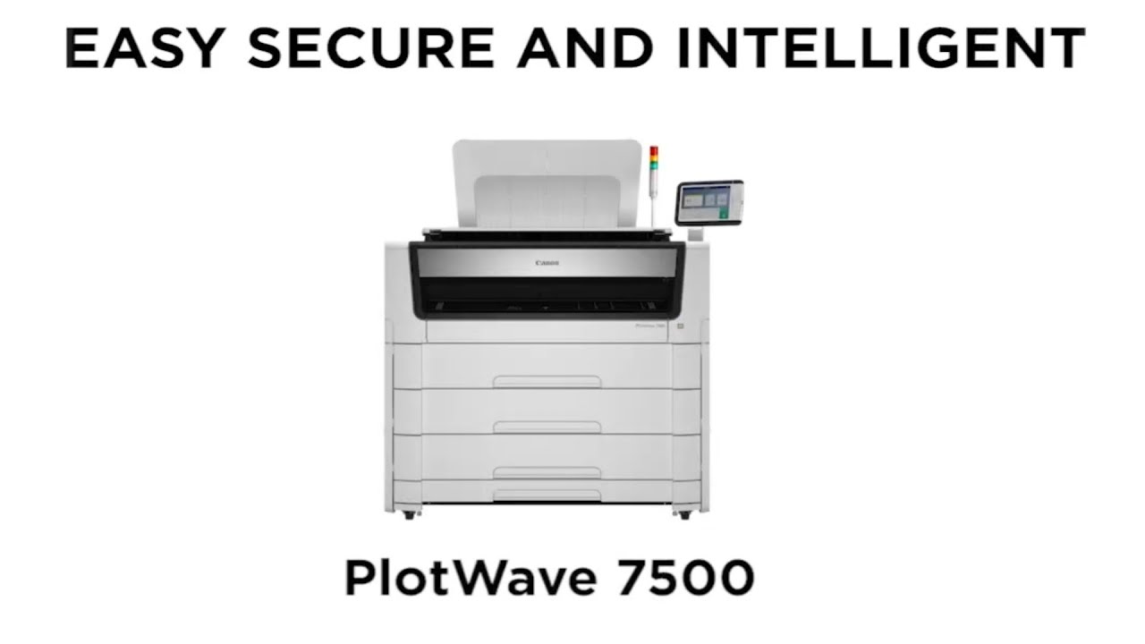 The New Canon PlotWave 7500 - Demo - YouTube