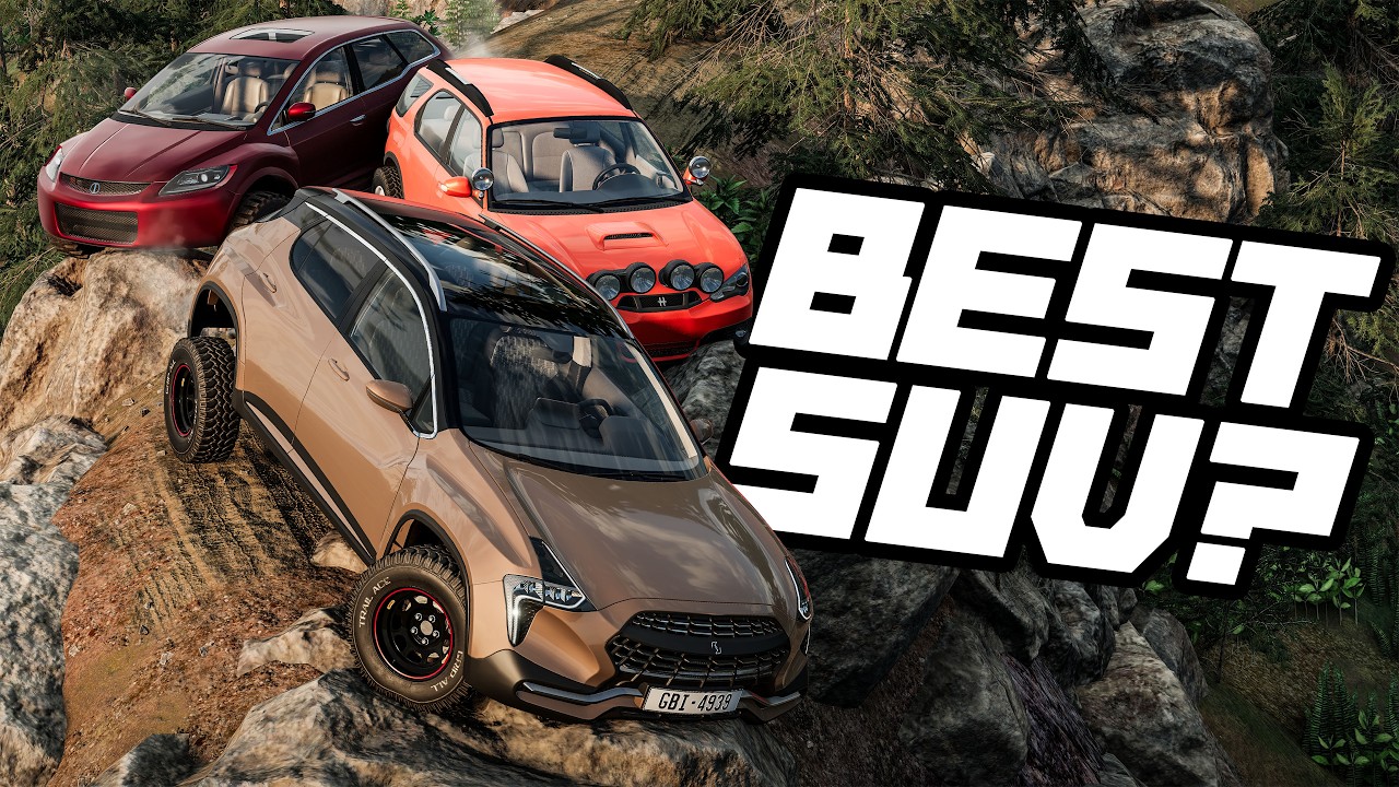 Modern SUV Showdown in BeamNG | RLS SlopGear Challenge - YouTube