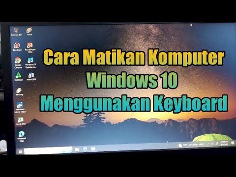 Cara Matikan Komputer Windows 10 Menggunakan Keyboard - YouTube