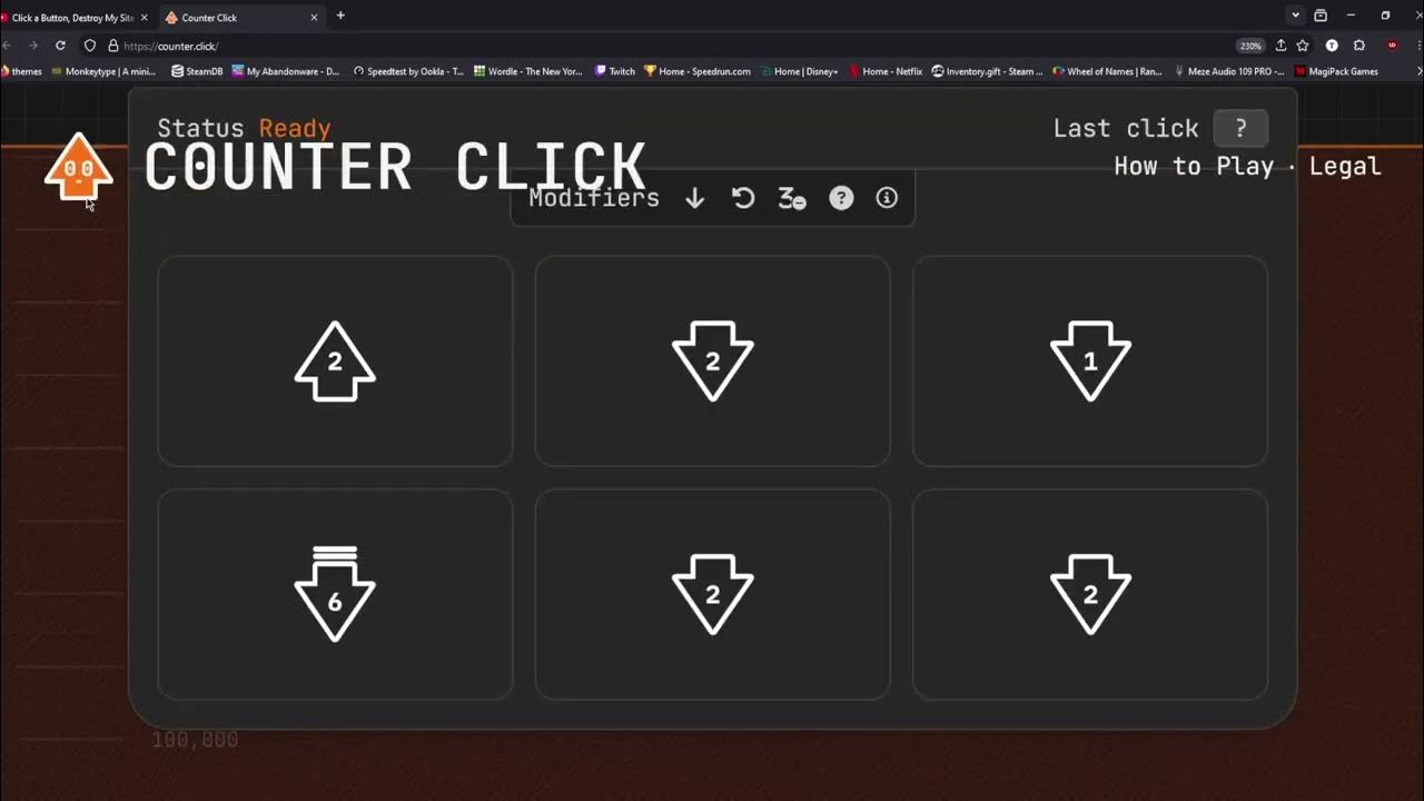 counter.click 1000000 CLICKS - YouTube
