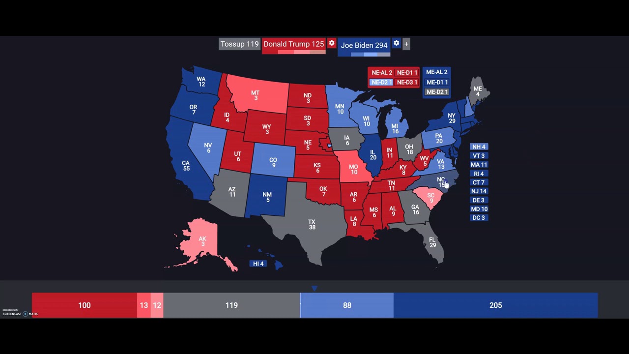 Electoral College Explanation & Prediction (10/21/2020) - YouTube
