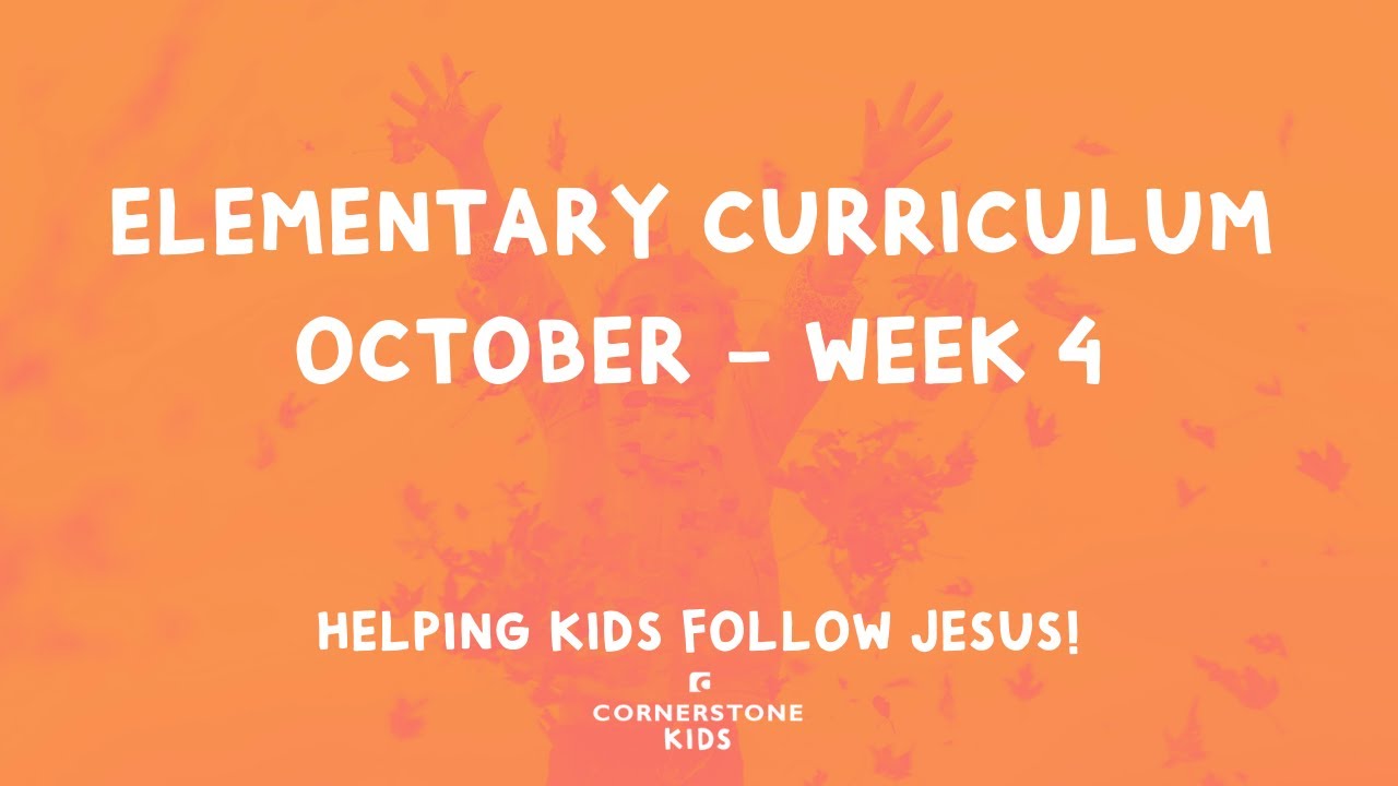 October - Week 4 - Elementary Full Service - YouTube