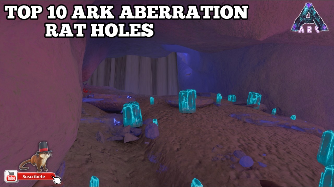 Top 10 Ark Aberration Rat Holes In ARK Survival Ascended - YouTube
