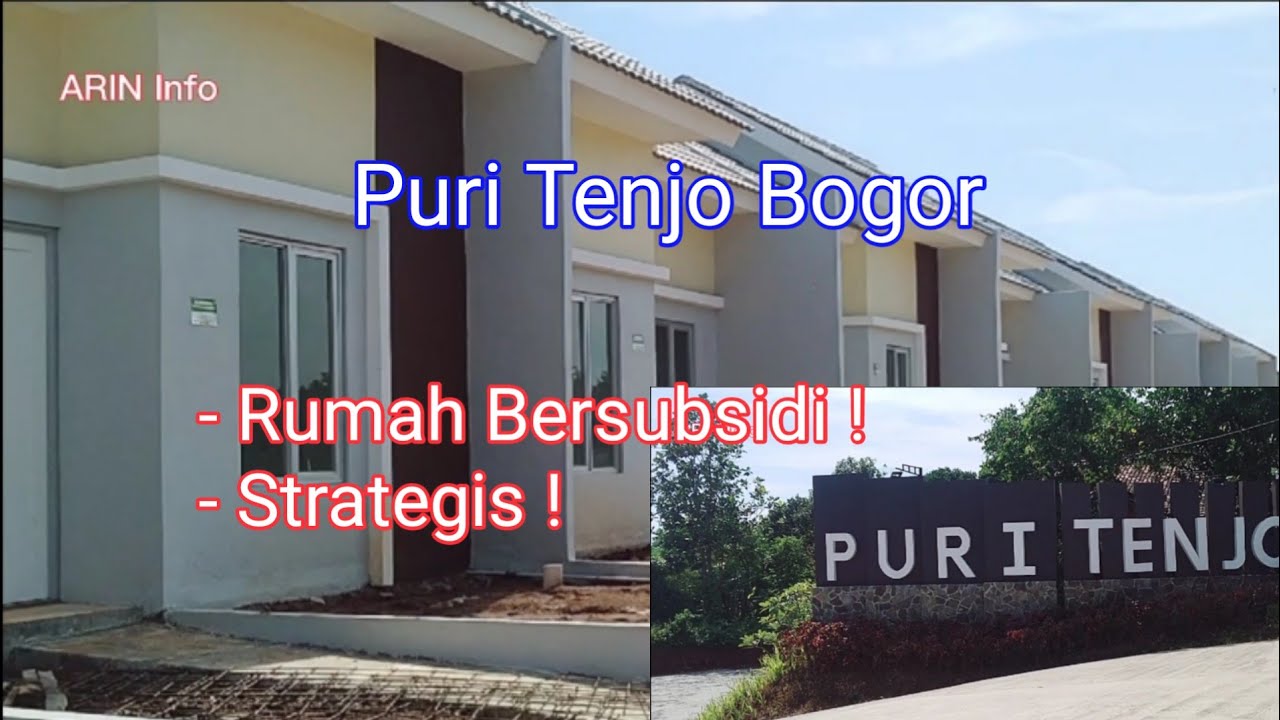 Puri Tenjo Bogor | Rumah Bersubsidi ! Strategis ! - YouTube
