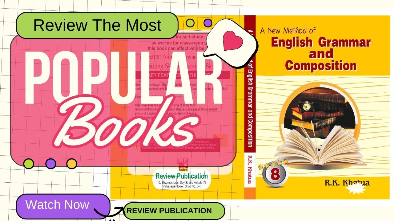 A New Method English Grammar Class 8 | Full Review by R.K. Khatua ...