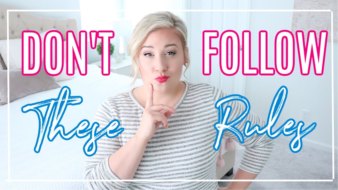 MINIMALIST RULES YOU DON'T HAVE TO FOLLOW IN 2022...OR EVER| MINIMALISM ...