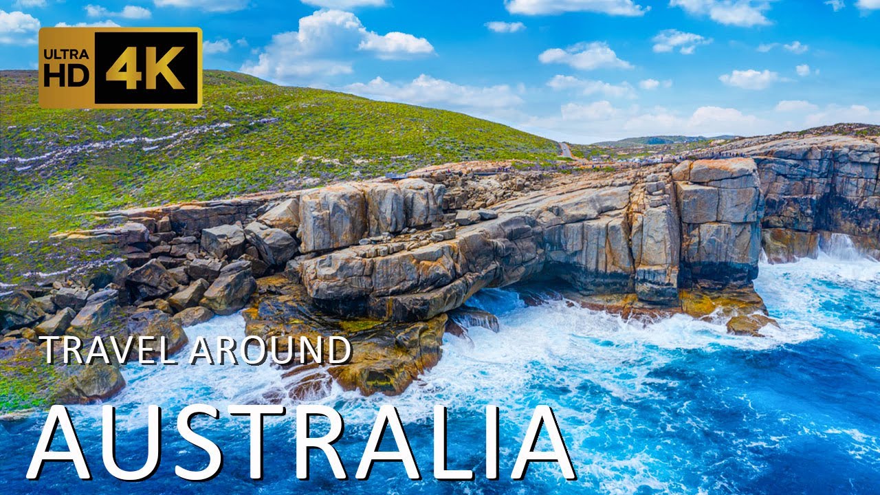 FLYING OVER AUSTRALIA 4K UHD - Relaxing Music Along With Beautiful ...