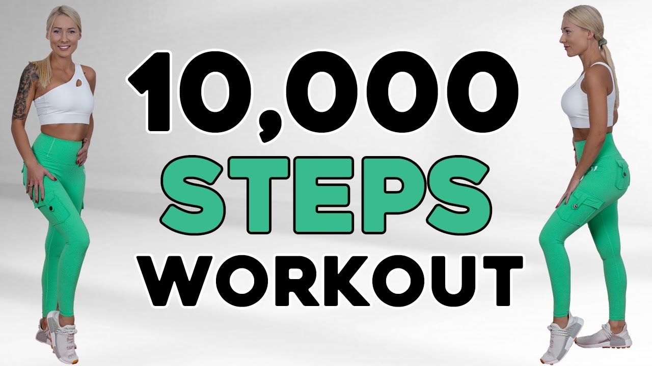 10,000 Steps Walking Workout Challenge to Burn Fat and Get Fit - YouTube