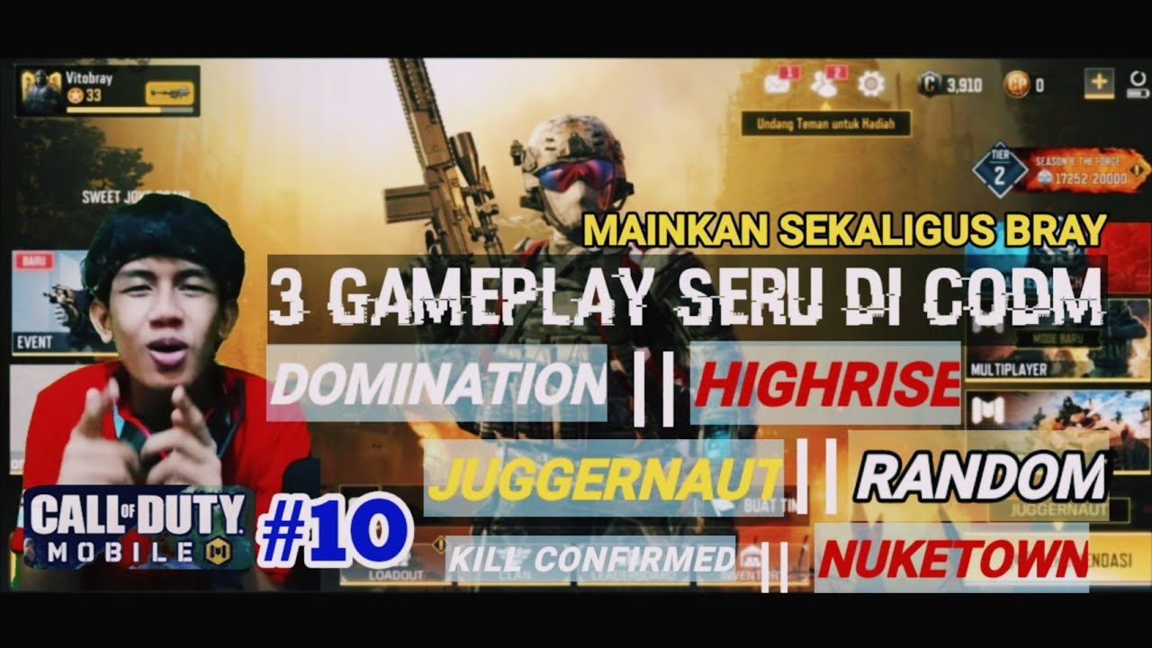 MAINKAN 3 GAMEPLAY SERU DI CODM - CALL OF DUTY MOBILE #10 - YouTube