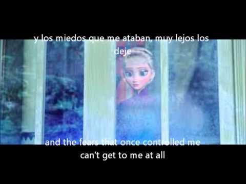 let it go libre soy letra en ingles y español cancion en ingles frozen ...