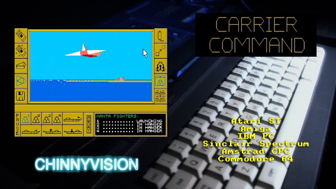 ChinnyVision - Ep 382 - Carrier Command - Atari ST, Amiga, PC, Spectrum, CPC, C64 - YouTube