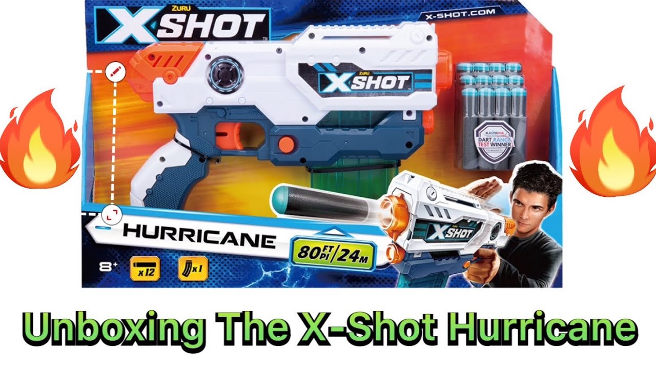 Unboxing The X-Shot Hurricane !!! - YouTube