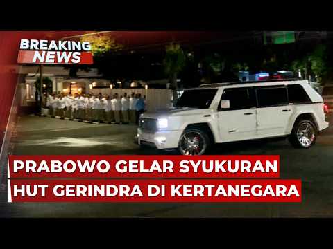 BREAKING NEWS - Prabowo Undang Tokoh Parpol ke Kertanegara, Syukuran HUT ke-18 Gerindra