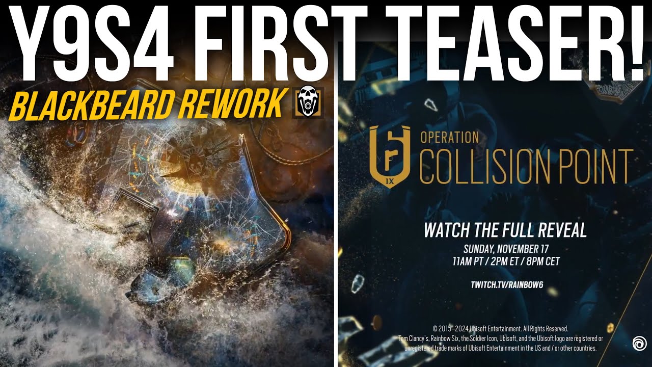 Y9S4 Operation Collision Point FIRST TEASER! Blackbeard REWORK! - YouTube