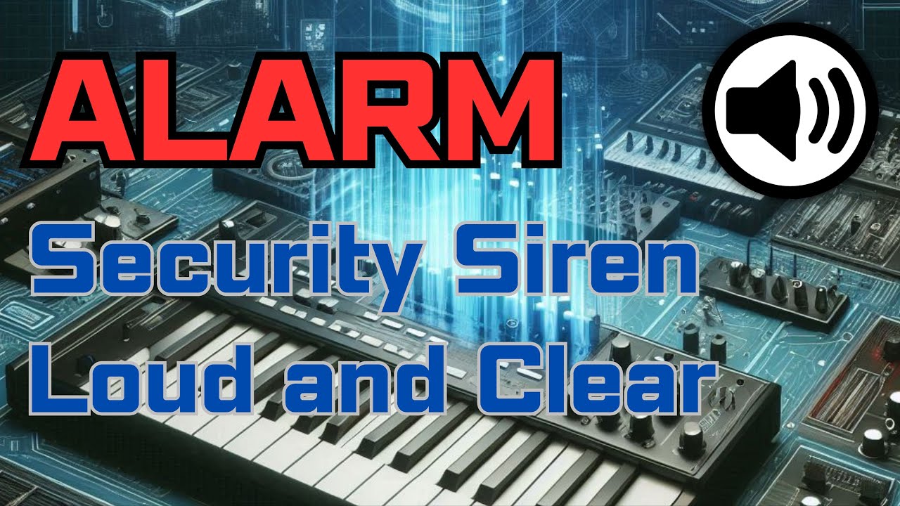 🔊 1980s Intruder Alert Sound | Authentic Synth Warning | MicroFreak ...