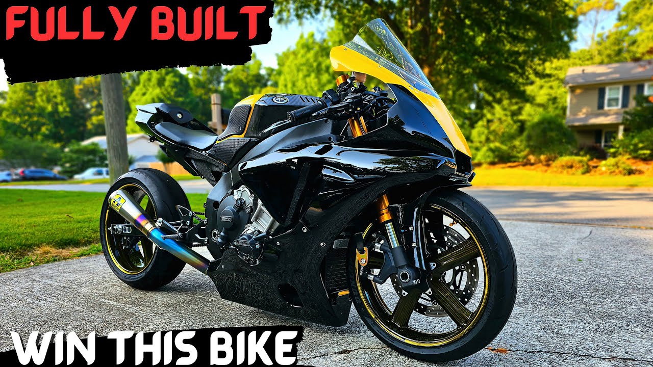 Fully Built Yamaha R1 Breakdown | Raffle Has Ended - YouTube