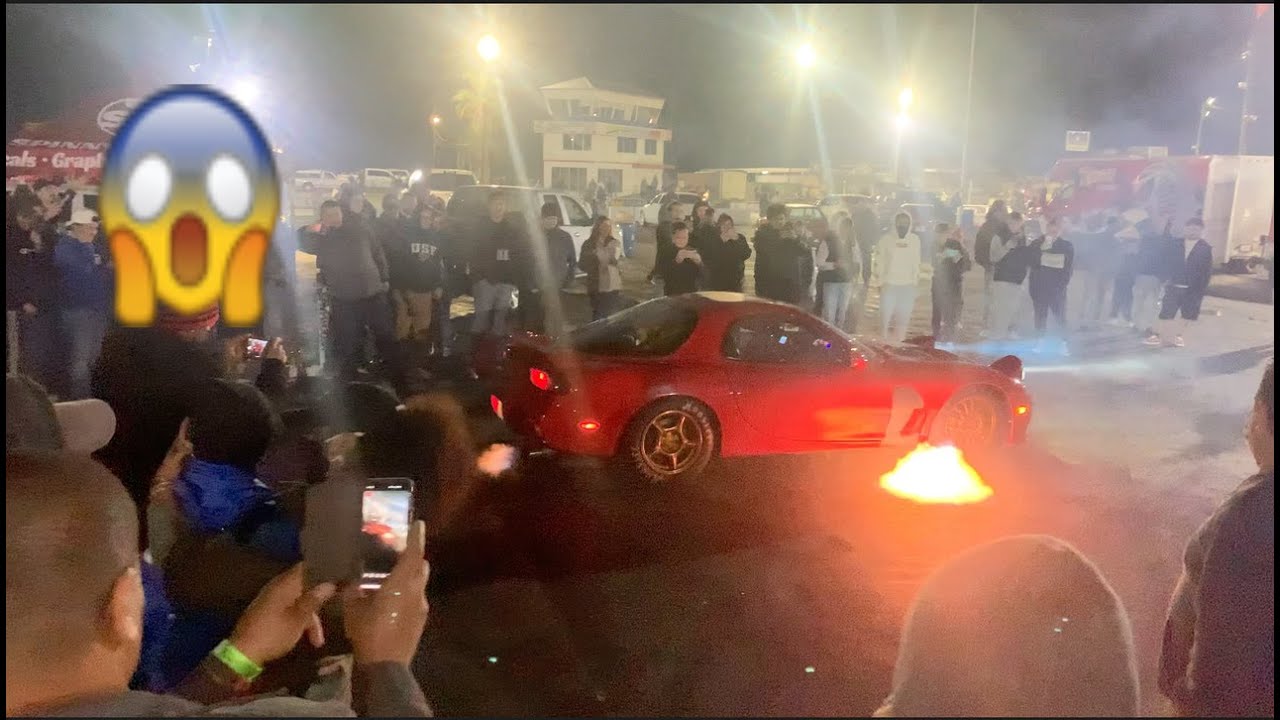 RX7 ROTARY FLAMES !!! 2 STEP - YouTube