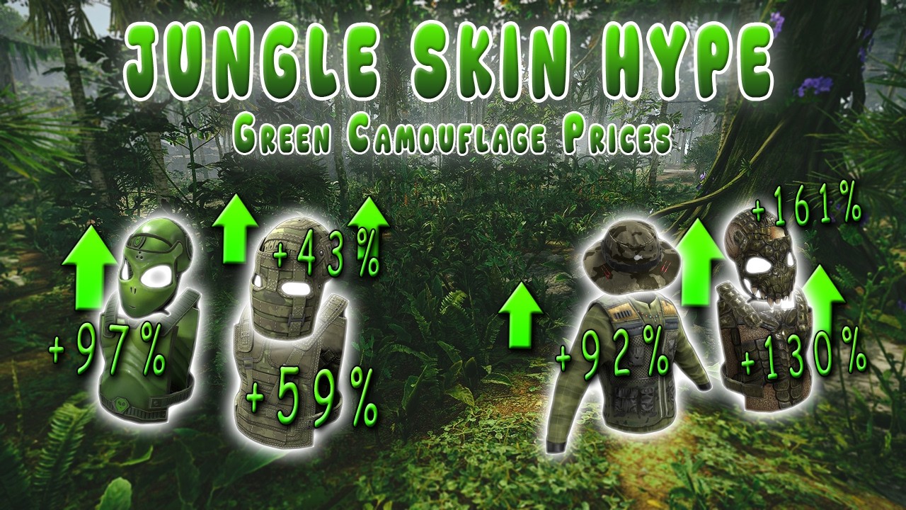 Rust Jungle Skin Hype (Green Camouflage Prices) - YouTube