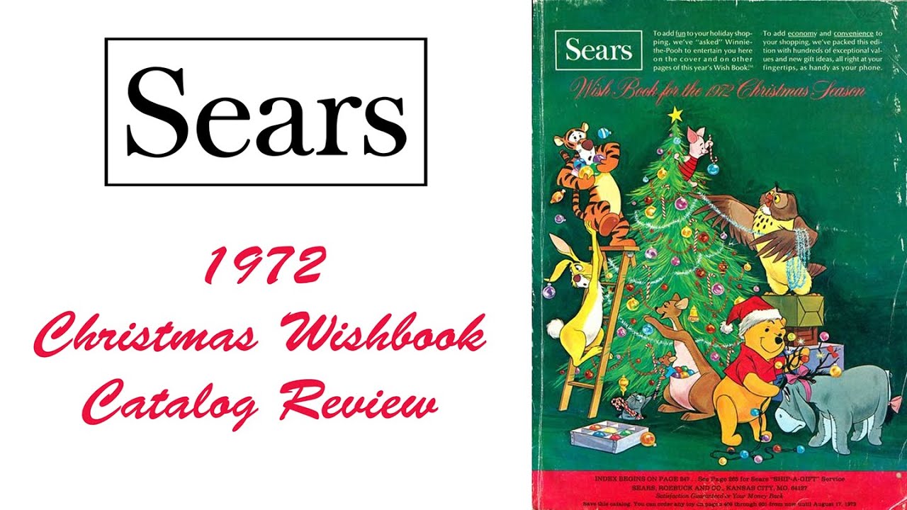 Sears 1972 Christmas Wish Book Catalog Review Antique Toys - YouTube