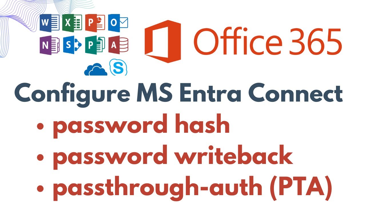 Microsoft Entra Connect ( Azure AD Connect ) All services like Password ...
