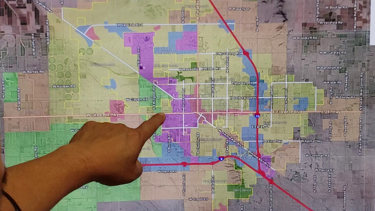 Casa Grande Map of Housing Developing - YouTube