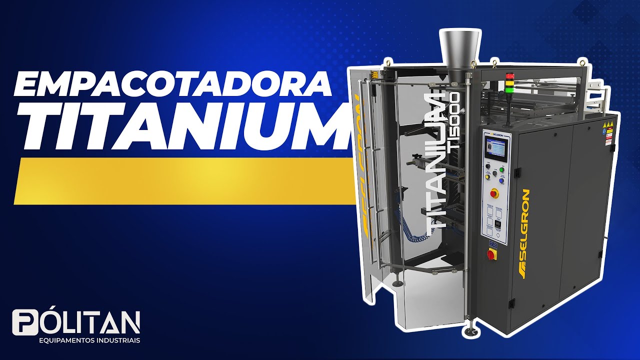 Empacotadora Titanium TI Packs in bag - Selgron - YouTube