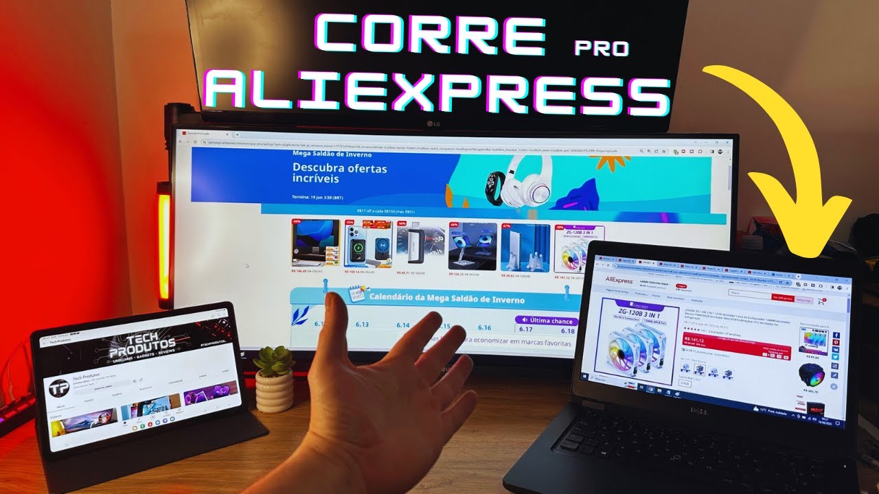 SUPER PROMOÇÃO DO ALIEXPRESS - AINDA DA TEMPO!!! - YouTube