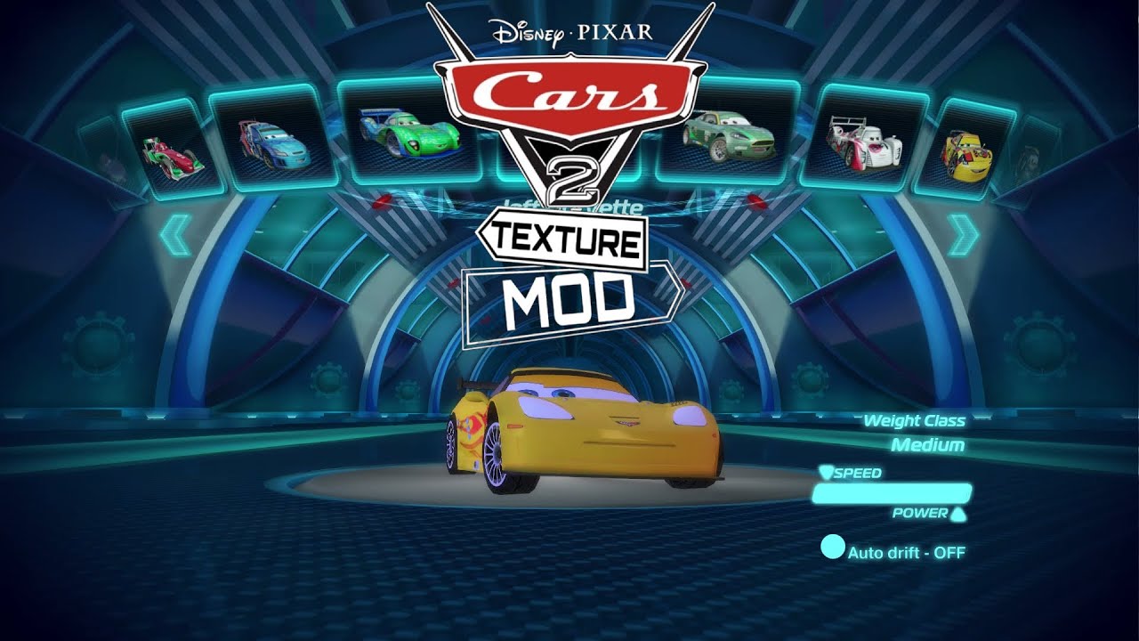 Cars 2: The Video Game Texture Mod Jeff Corvette - YouTube