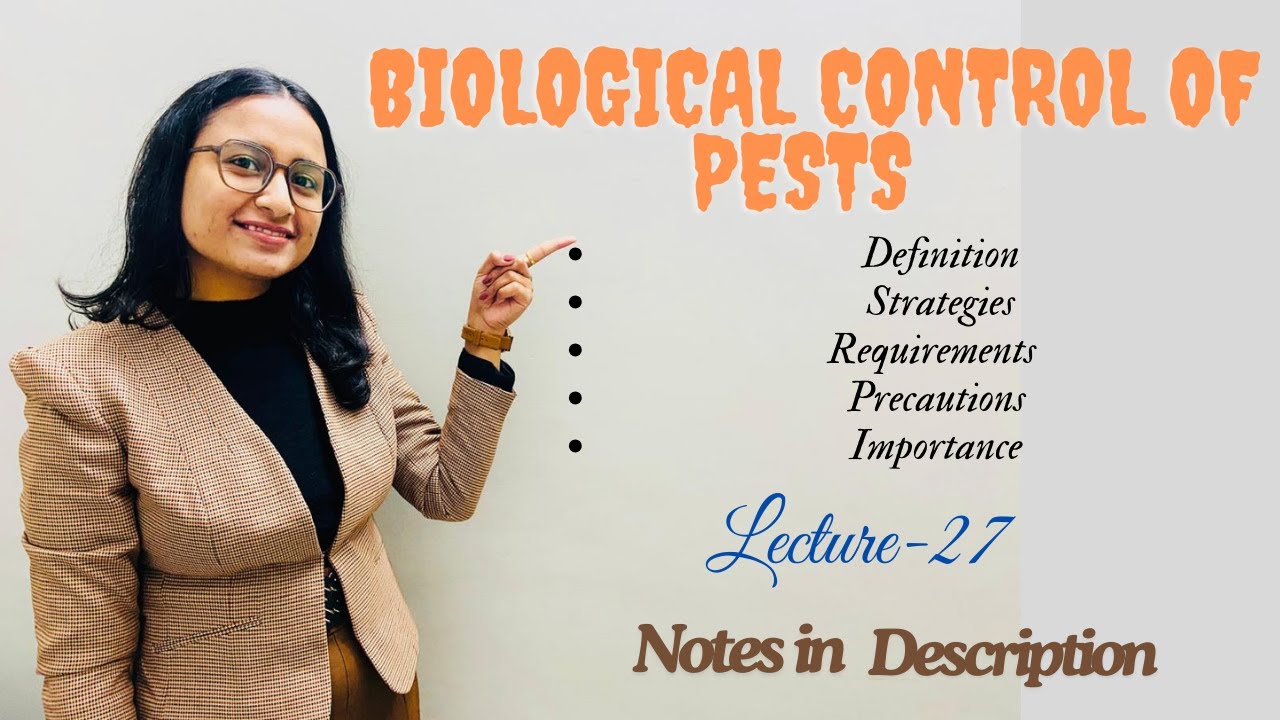 Biological Control of insects | Notes pdf link in description | Zoology ...