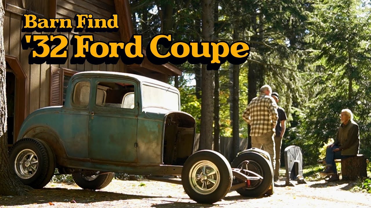 Barn Find '32 Ford Coupe moving from one shop to another! - YouTube