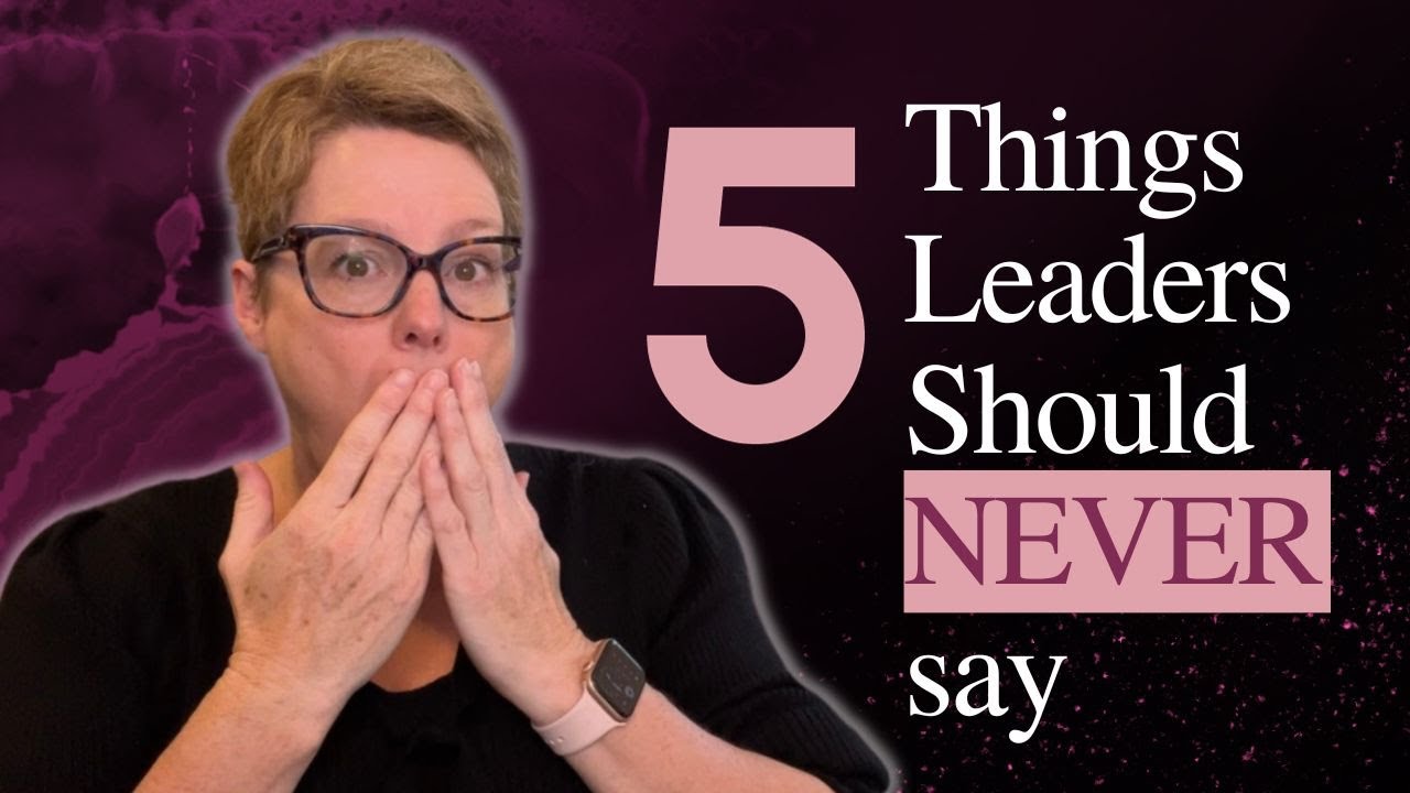 5 Things Leaders Should NEVER Say When Asked for Help - YouTube