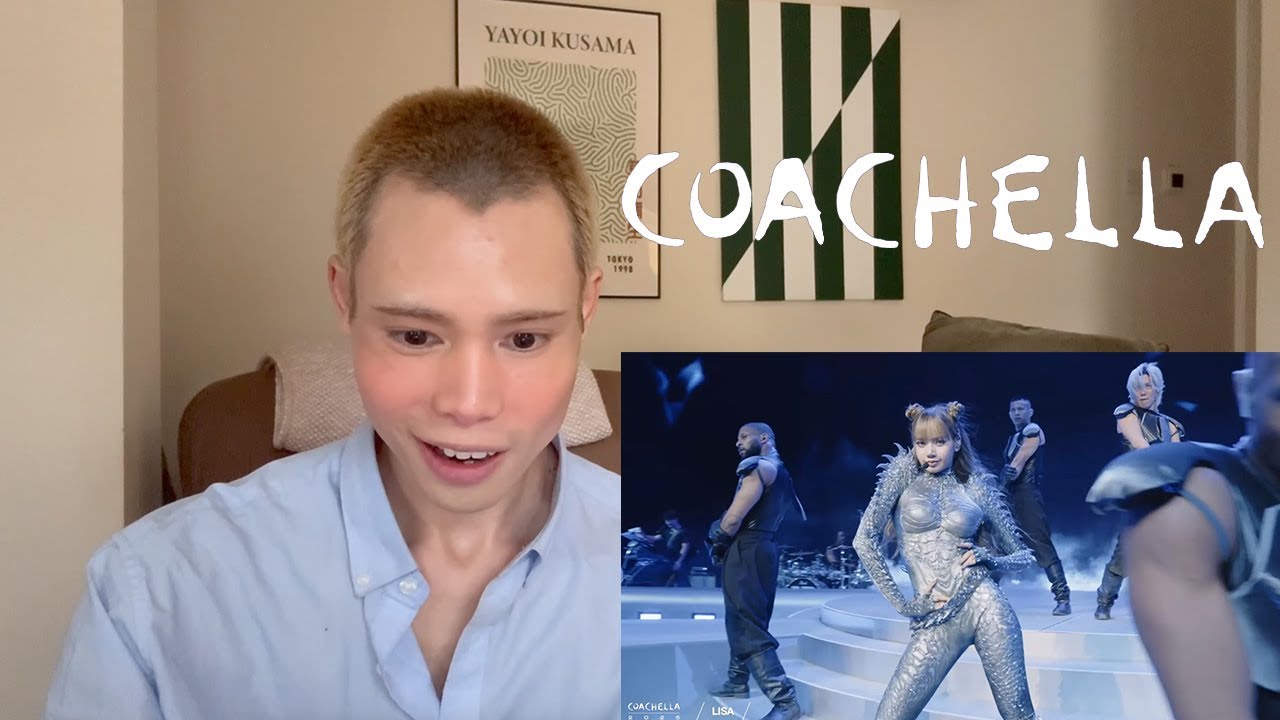 Lisa - FUTW & Thunder @ Coachella 2025 reaction ⚡️🥵🐈‍⬛ LISACHELLA ...
