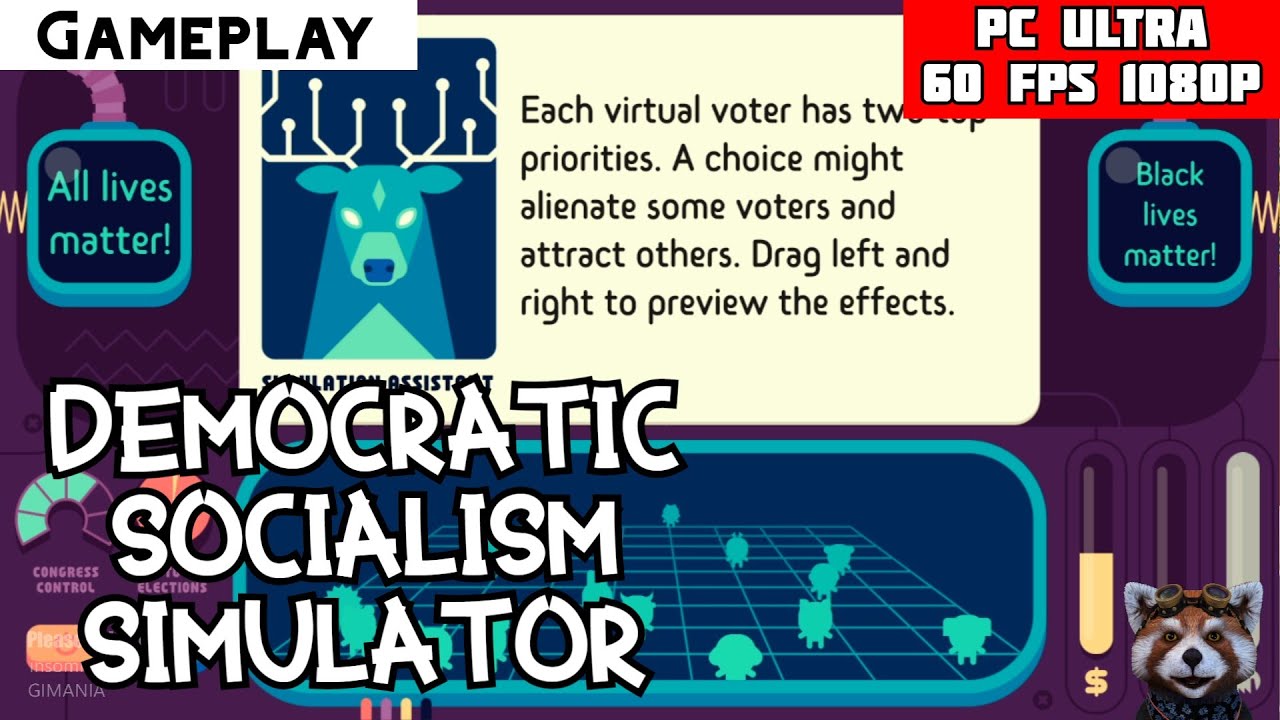 Democratic Socialism Simulator Gameplay PC Ultra | 1080p - GTX 1060 ...