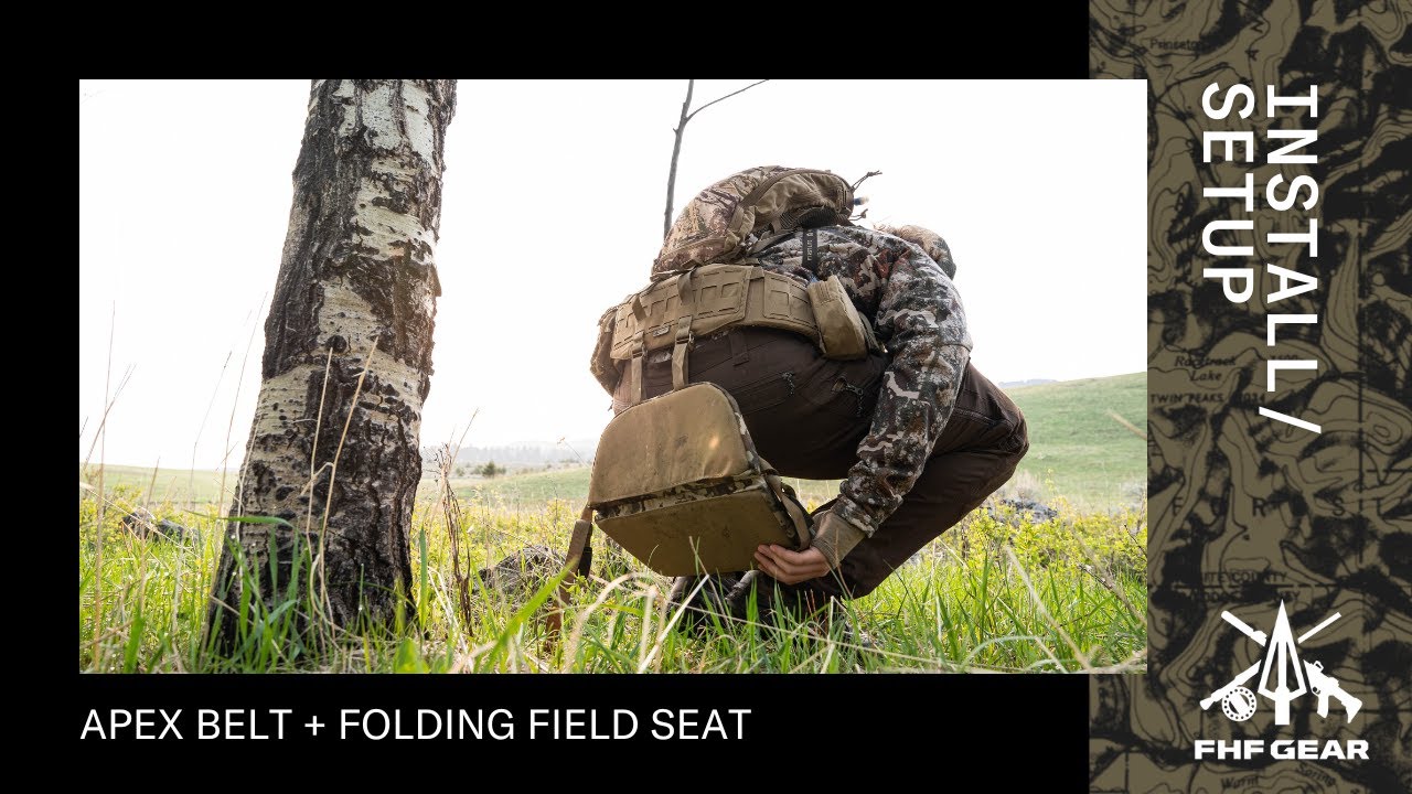 How to Attach FHF Folding Field Seat to Apex Belt - YouTube