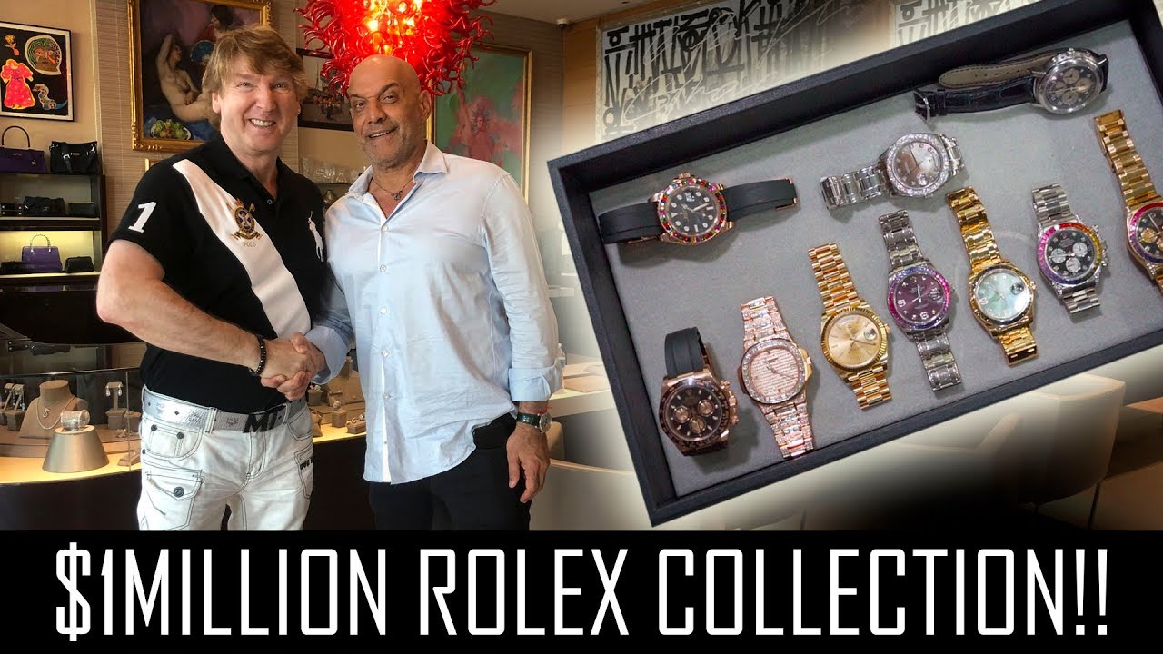 YOSSI DINA'S MILLION DOLLAR ROLEX COLLECTION! - YouTube