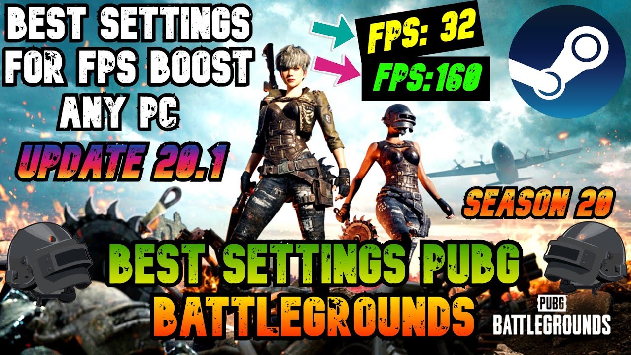PUBG fps boost PUBG: SEASON 20 UPDATE! (20.1) - Increase FPS - FOR ANY PC - *NEW UPDATE* - YouTube
