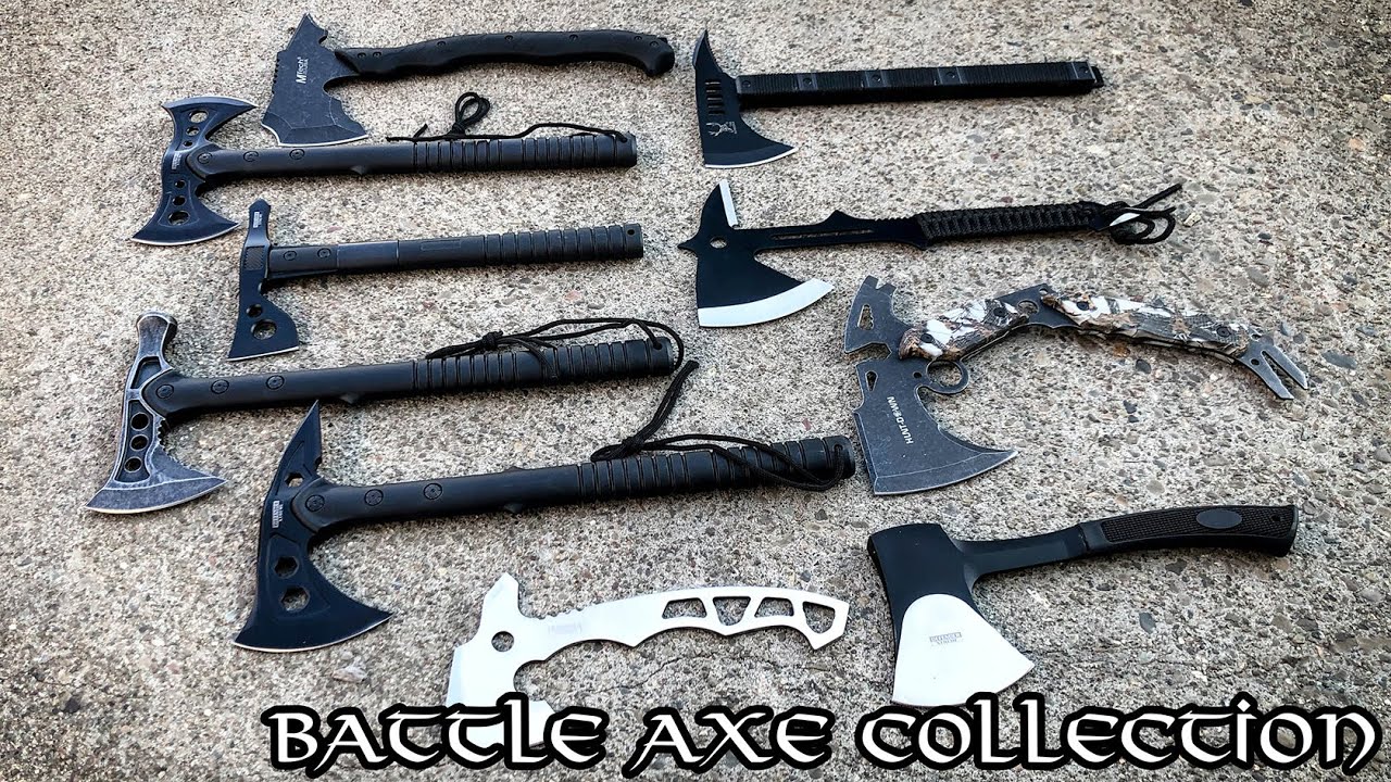 Insane Battle Axe Collection - YouTube