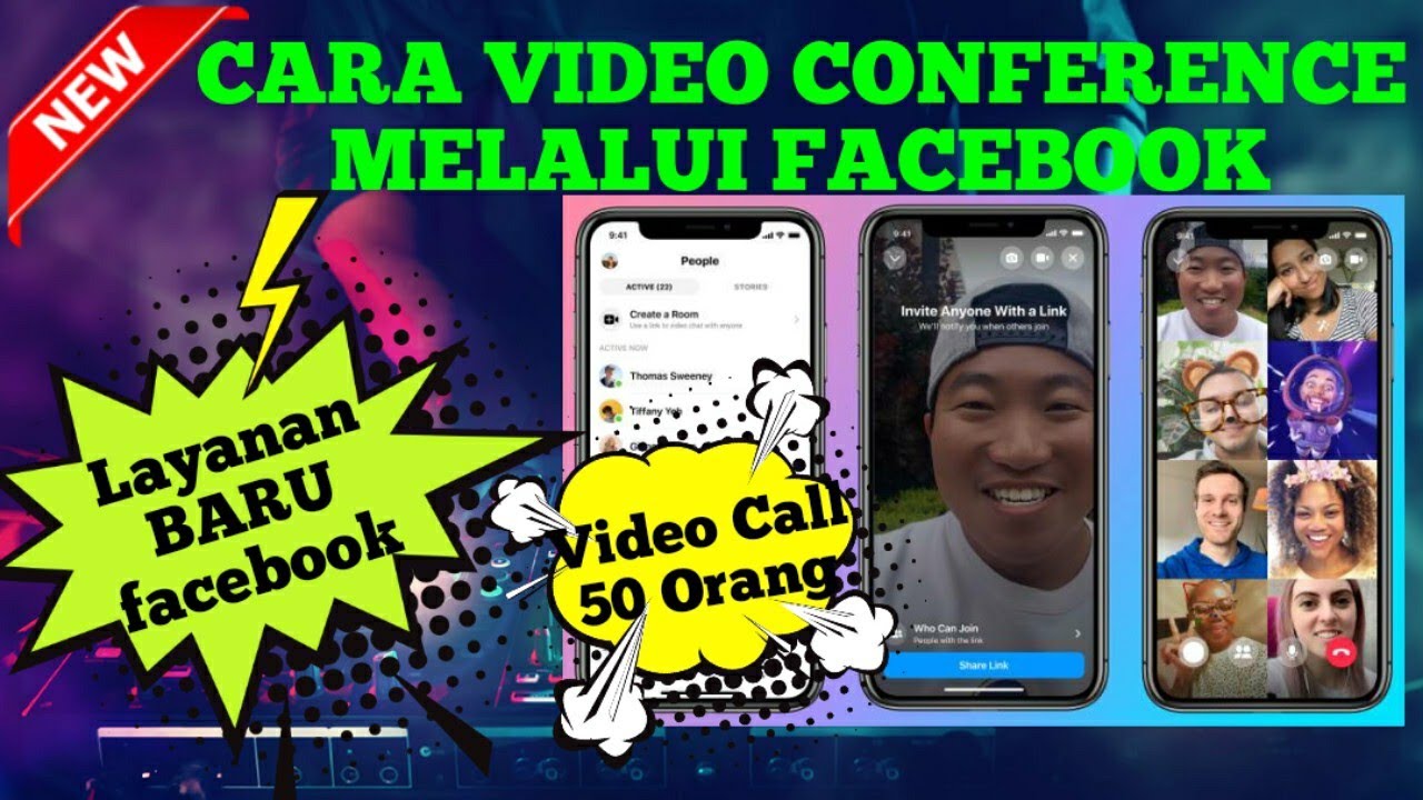 Cara Video Conference melalui Facebook - YouTube