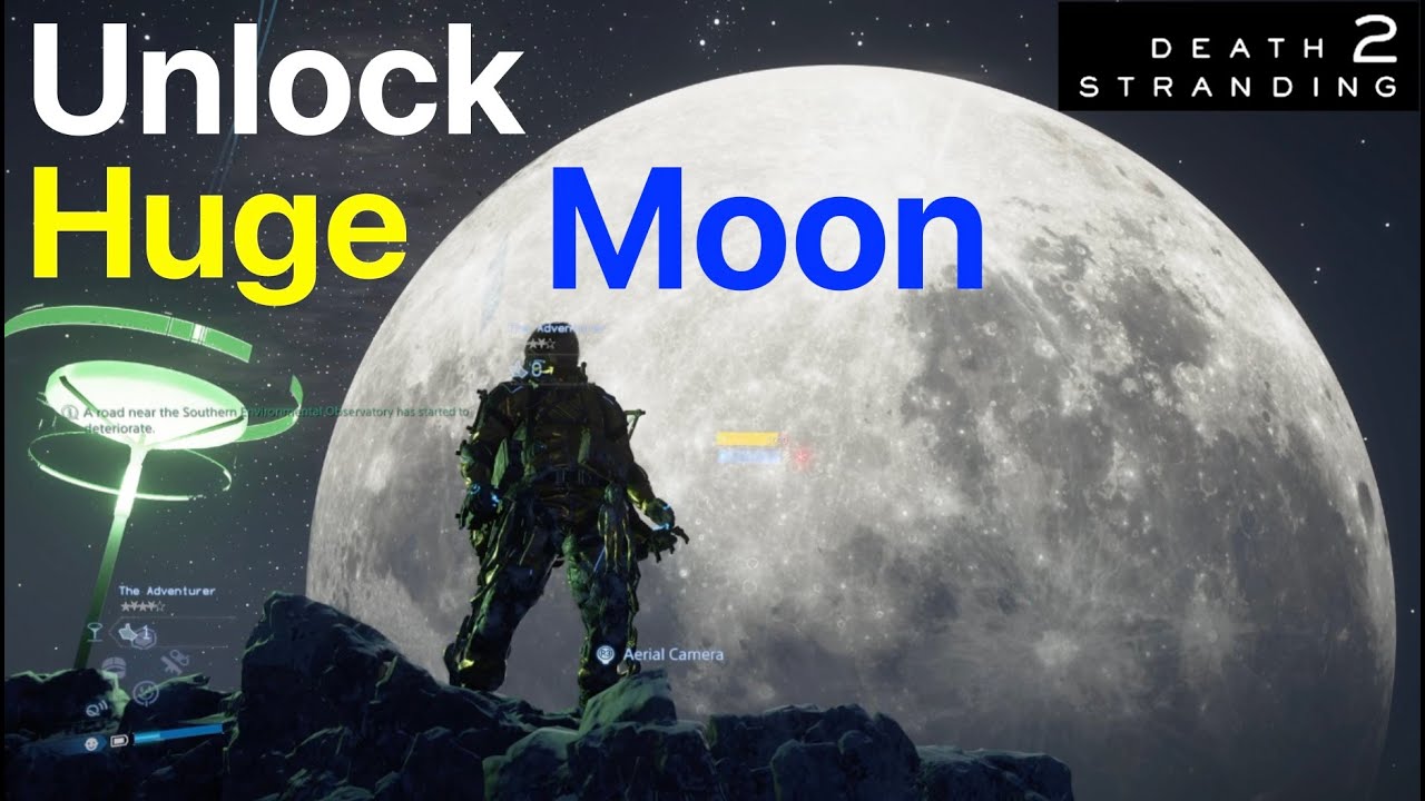 Death Stranding 2: Unlock Huge Moon and Reach Highest Peak - YouTube