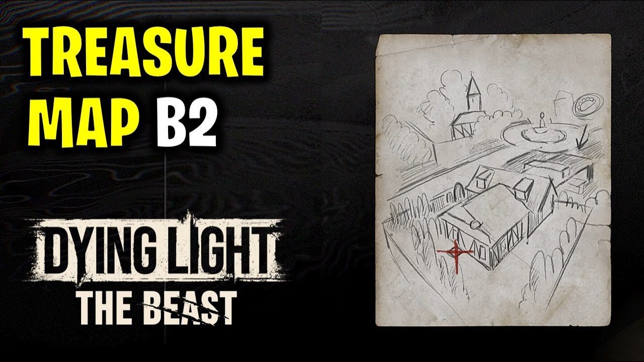 Treasure Map B2 Location & Solution | Dying Light The Beast - YouTube