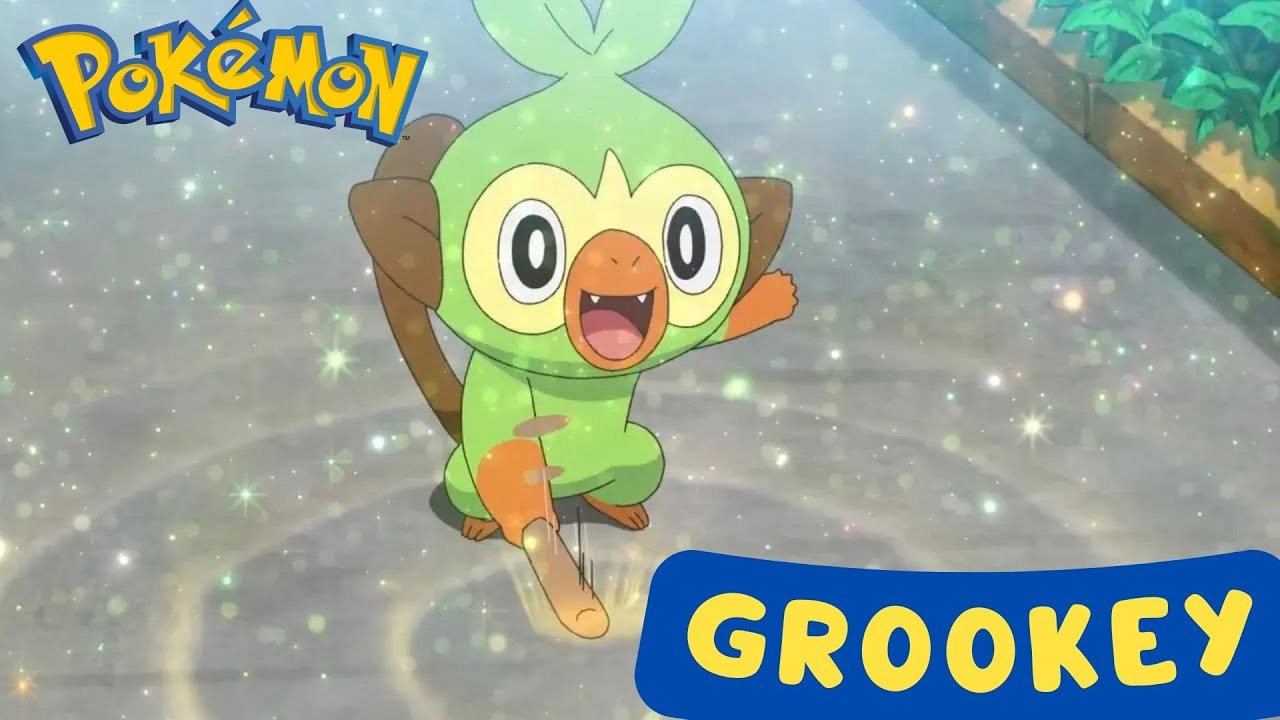 Pokémon Grookey Colour With Me - YouTube