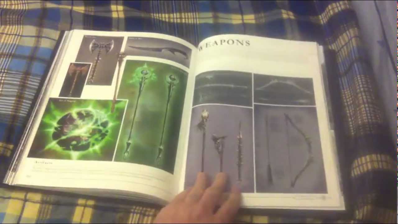 Skyrim Collector Edition Art Book - YouTube