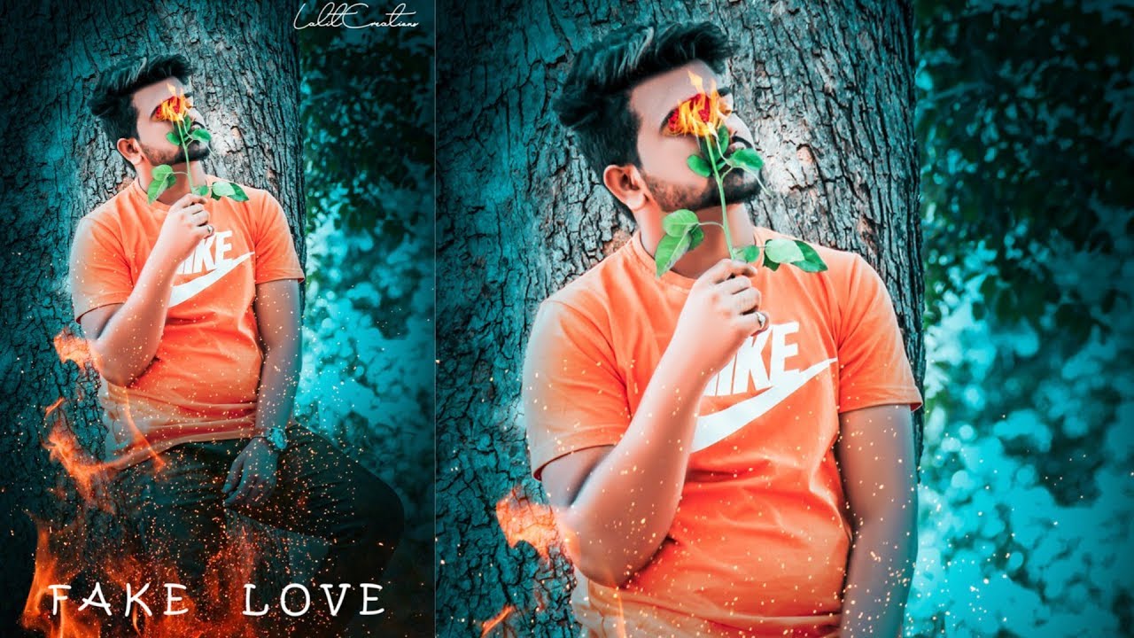 Valentine's Day Special Editing Fake Love Concept Editing In Photoshop ...