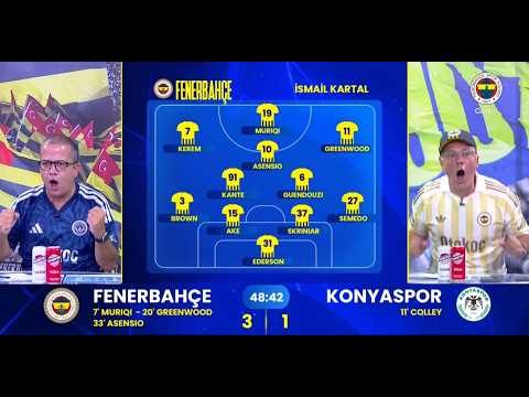 Fenerbahçe 4-2 Konyaspor - FB TV GOL ANLARI - 22 Ağustos 2026